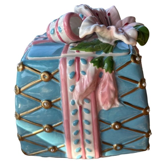 David's Cookies | Kitchen | Davids Cookies Gift Box Ceramic Cookie Jar ...